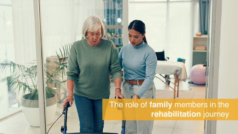 The Role of Family Members During the Rehabilitation Journey